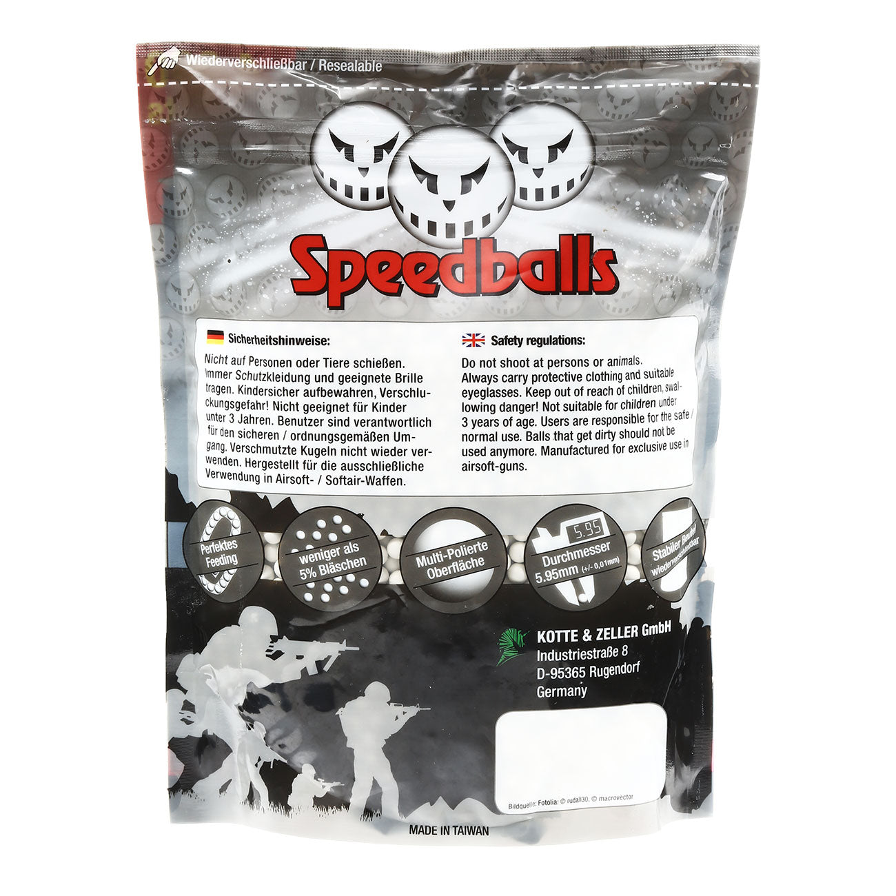 Speedballs Pro™ – 0.25g Tournament-Grade Airsoft BBs (4,000 Rounds ...